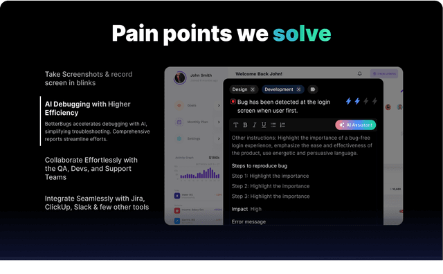 BetterBugs - Innovating Bug Reporting with AI & Analytics